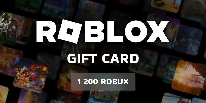 Roblox 1200 Robux (Gift Card) | Keydom